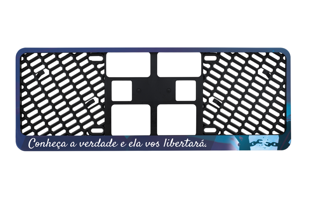 Suporte de Placas para Carro (PAR) – Verdade e Libertação – IDEAFIX